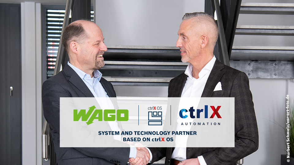 WAGO ist erster System- und Technologiepartner für Betriebssystem ctrlX OS - ctrlX AUTOMATION